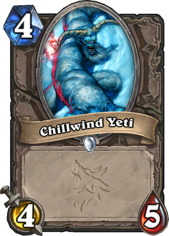 Chillwind Yeti - Hearthstone Top Decks