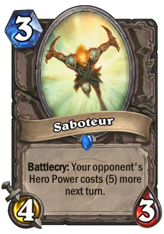 Saboteur - Hearthstone Top Decks