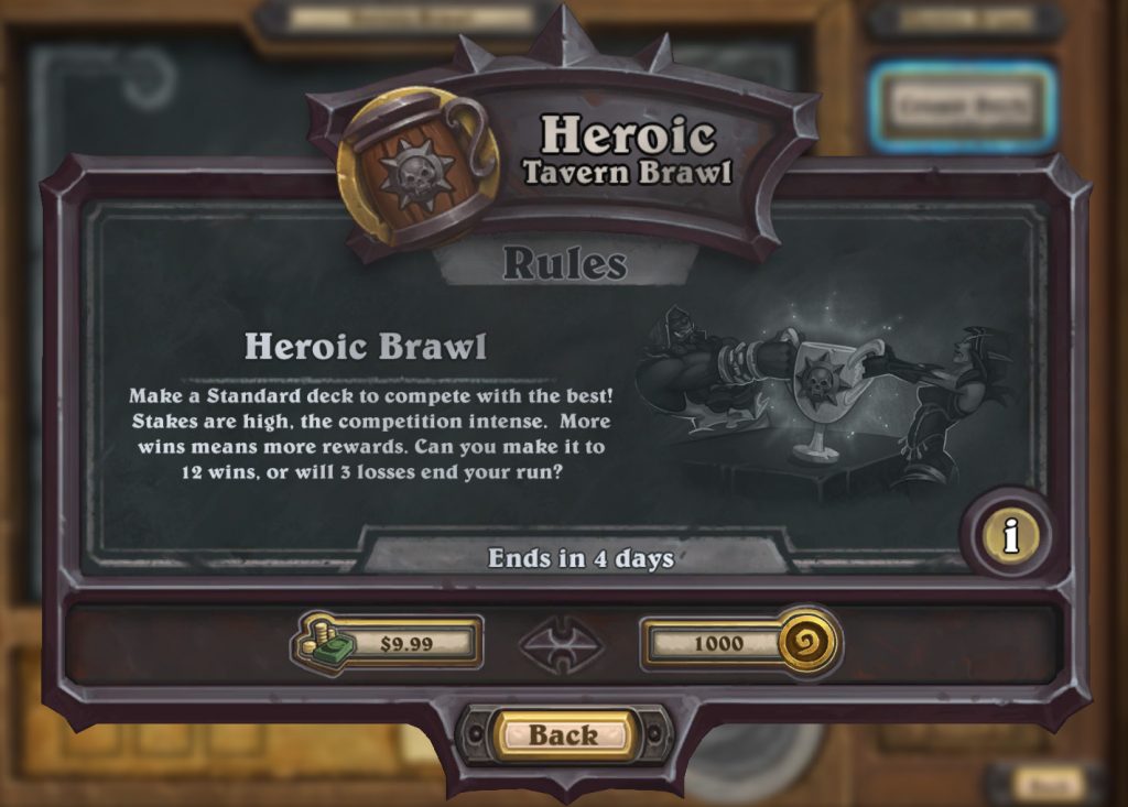 Tavern Brawl Battle Of The Builds Hearthstone Top Decks