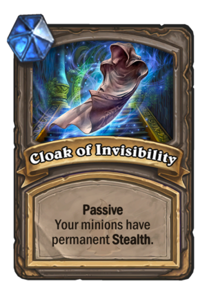 Cloak of Invisibility - Hearthstone Top Decks