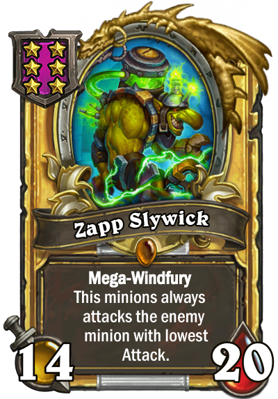 Zapp Slywick - Hearthstone Top Decks
