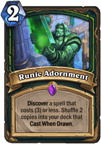 Runic Adornment - Hearthstone Top Decks