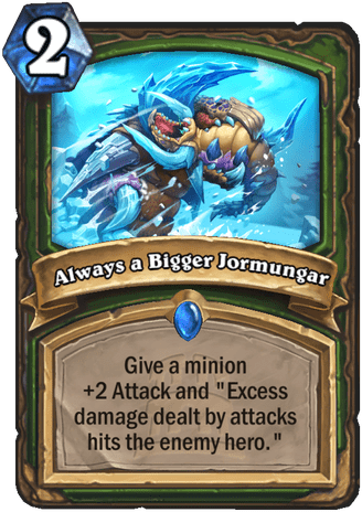 Always a Bigger Jormungar - Hearthstone Top Decks