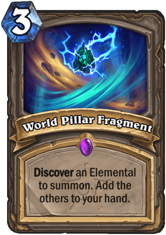 World Pillar Fragment - Hearthstone Top Decks