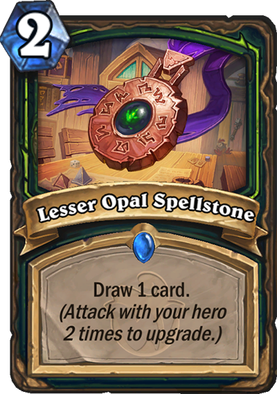 Lesser Opal Spellstone - Hearthstone Top Decks