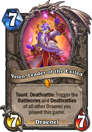 Velen, Leader of the Exiled - Hearthstone Top Decks